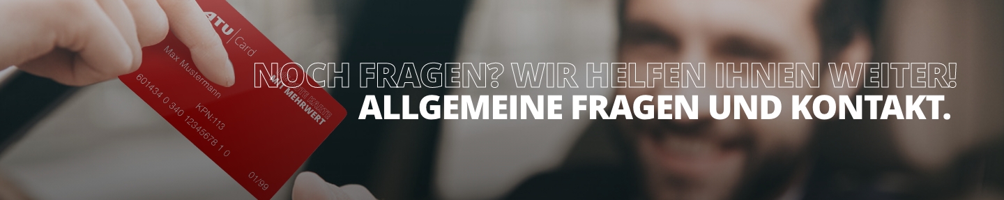 Die ATU Card - Profitieren Sie von attraktiven Vorteilen!