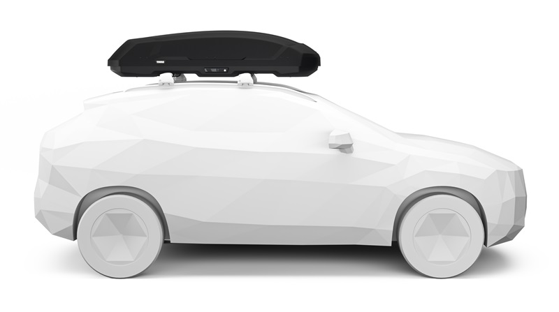 Thule Dachbox Force 3 L, schwarz, 450 L - ATU