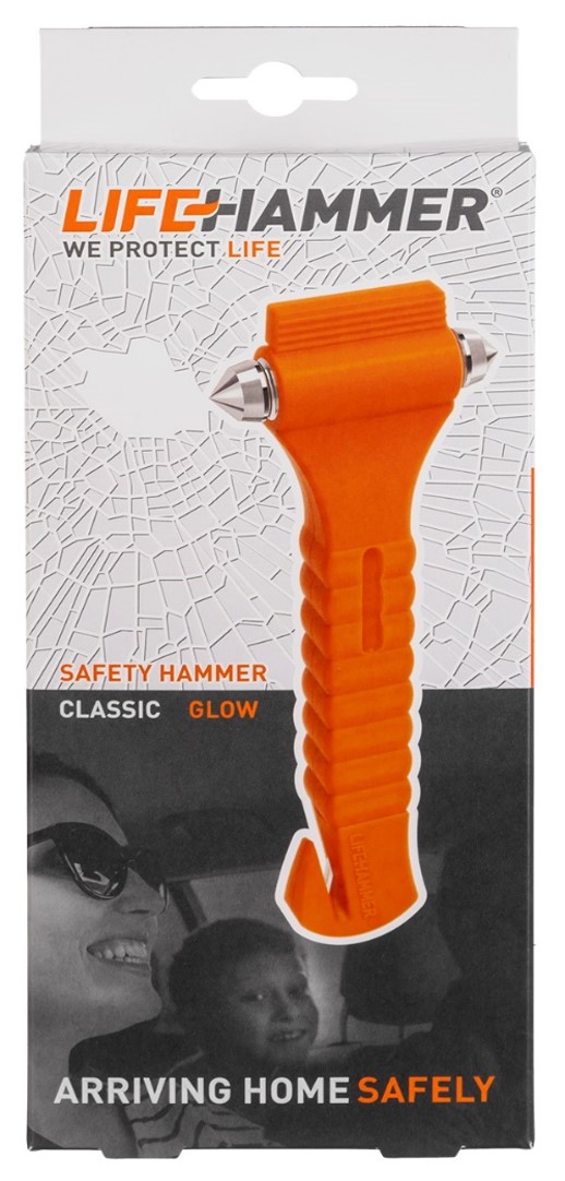 LifeHammer Notfallhammer New Classic Glow, orange - ATU