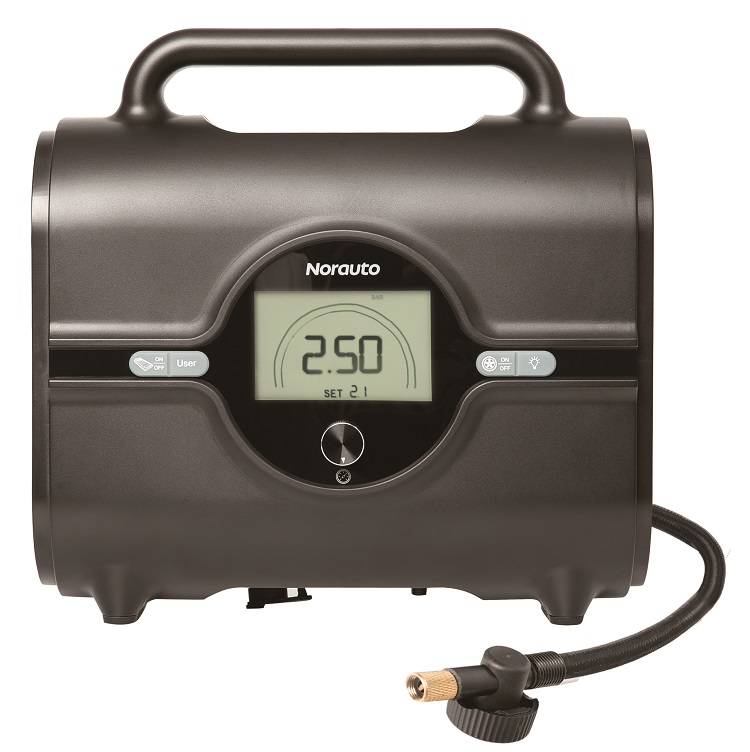 Norauto programmierbarer Kompressor, 12V/230V, 8 bar, 45 L - ATU