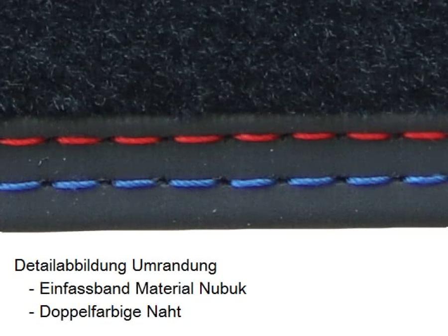 SCHÖNEK Passform Autoteppich 4-teiliges Set "Exclusive" mit Stick, Auto ...